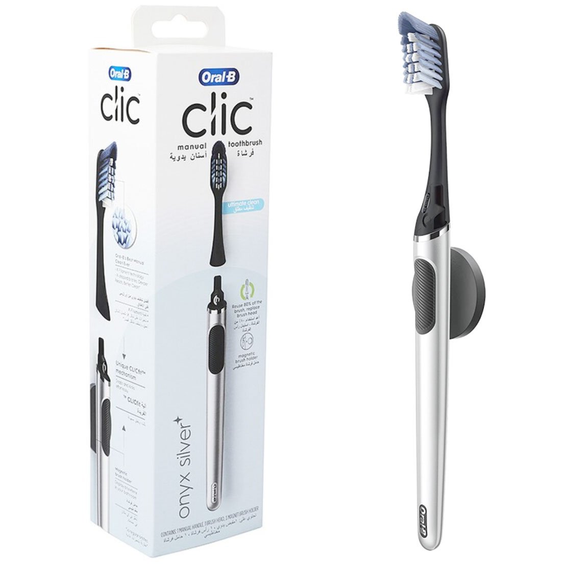 Oral-B CLIC Tandbørste Inkl. Magnetisk Holder