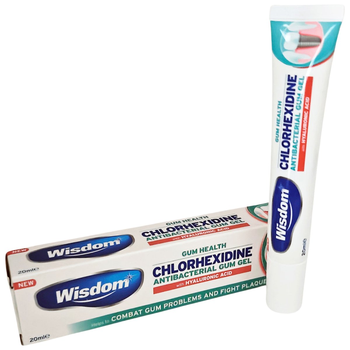 Wisdom Chlorhexidine Oral Gel med Hyaluronsyre 20 ml