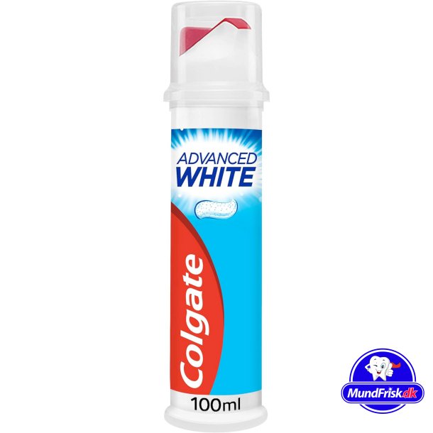 Colgate Tandpasta Advanced White 100 ml. Pumpe