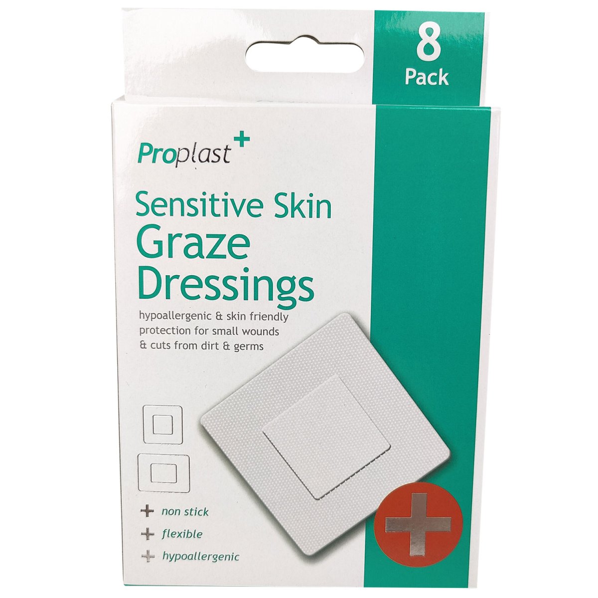 Plastre Med Sårpuder Proplast Graze Dressings