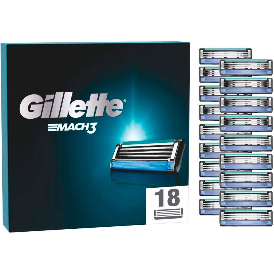 Gillette Mach3 18 stk. Barberblader