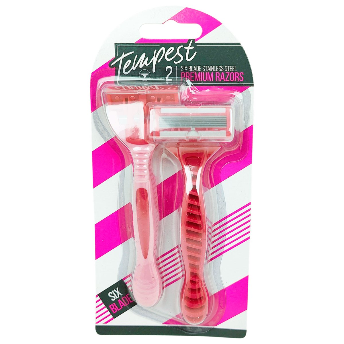 Barberskrabere 2 stk. Tempest Ladies Disposable Six Blade Razors