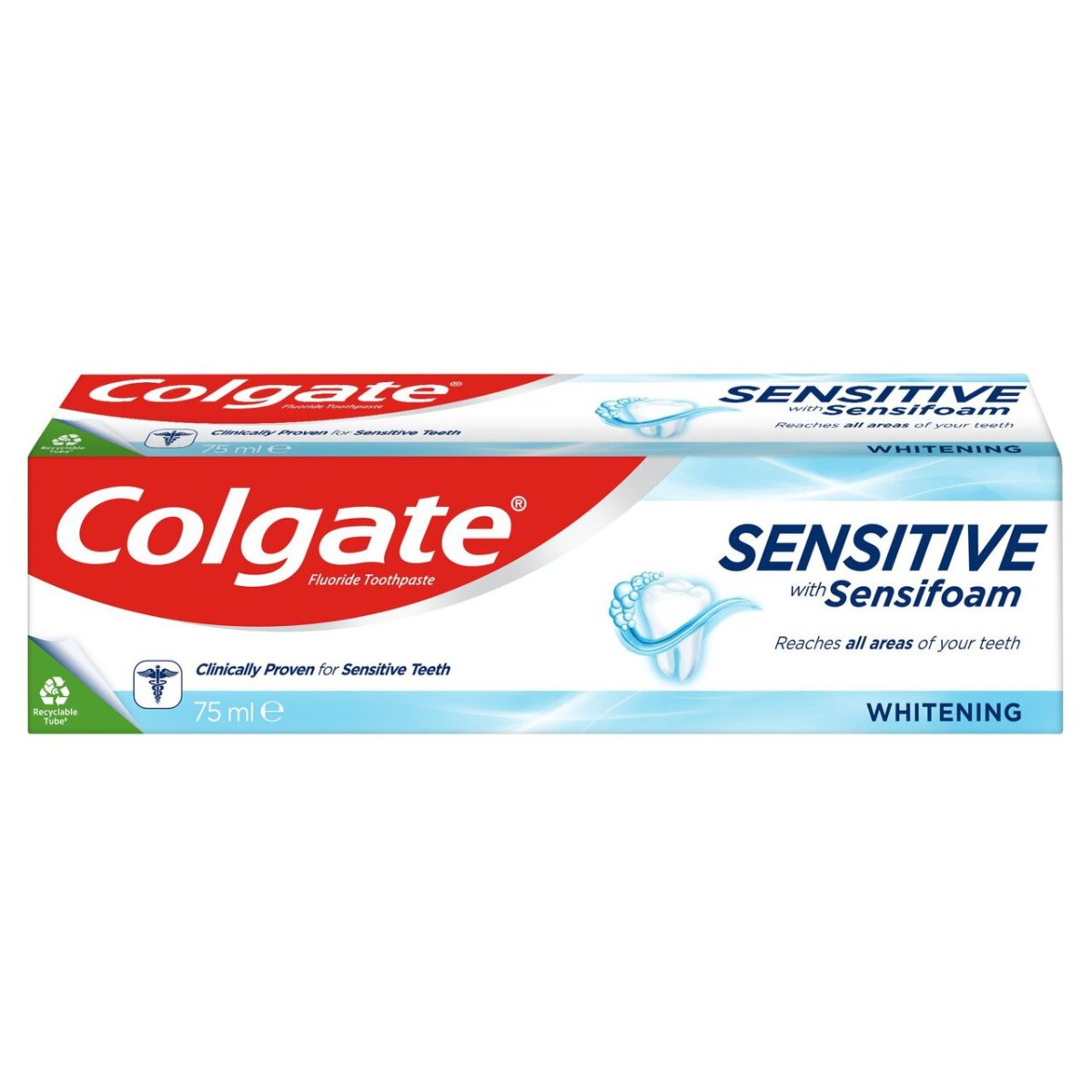 Colgate Tandpasta Sensitive Foam Whitening 75 ml.