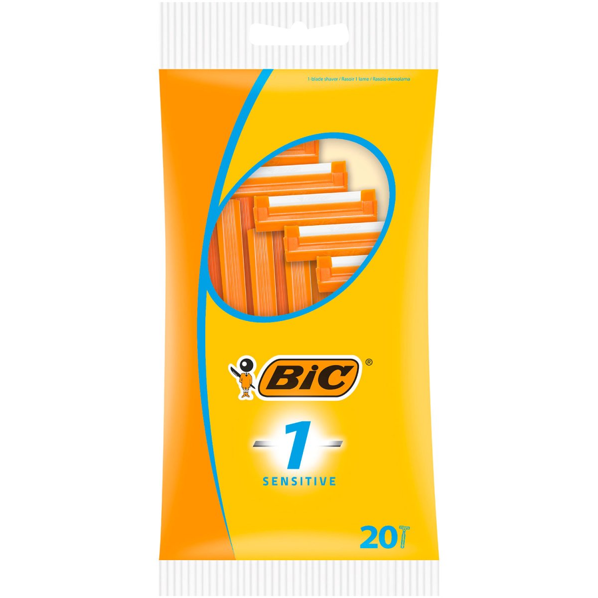 BIC 1 Engangsskraper Sensitive 20 pcs.