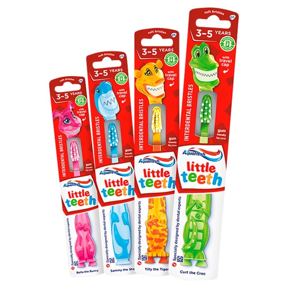 Aquafresh Barnetannbørste Melketenner 3-5 år