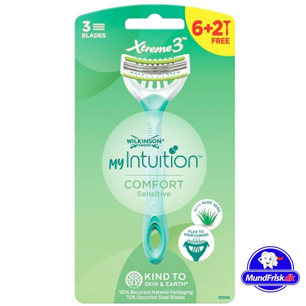 Wilkinson Engangsskraper My Intuition Extreme 3 Sensitive Comfort 8 pcs.