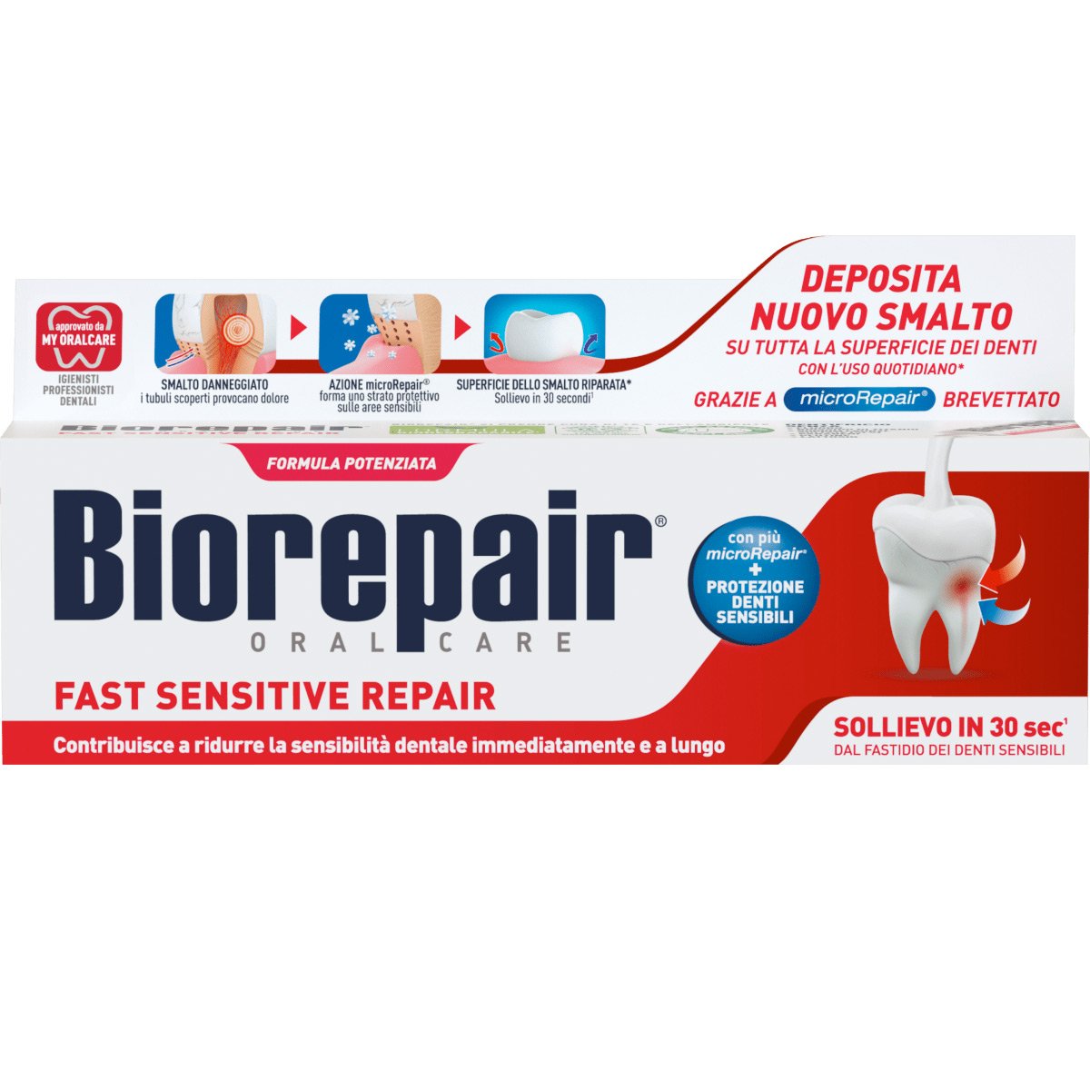 Biorepair Tandpasta Fast Sensitive Repair 75 ml