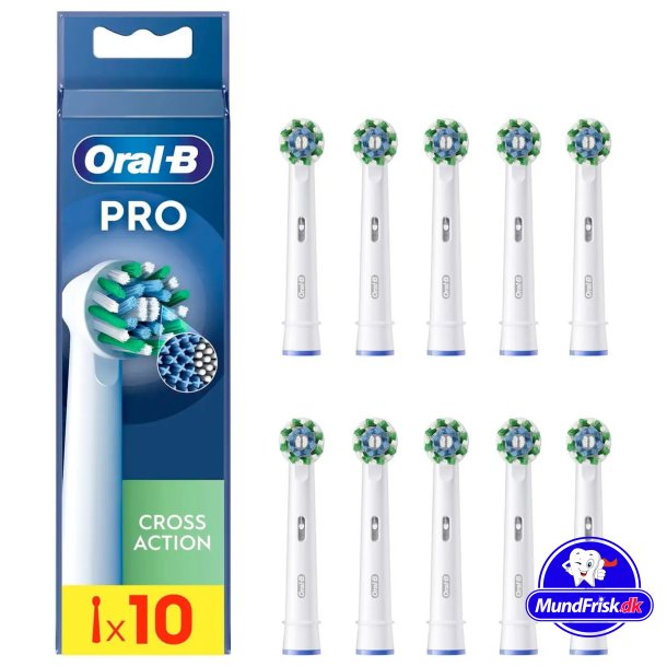 Oral-B 10 stk. PRO CrossAction Børstehoveder