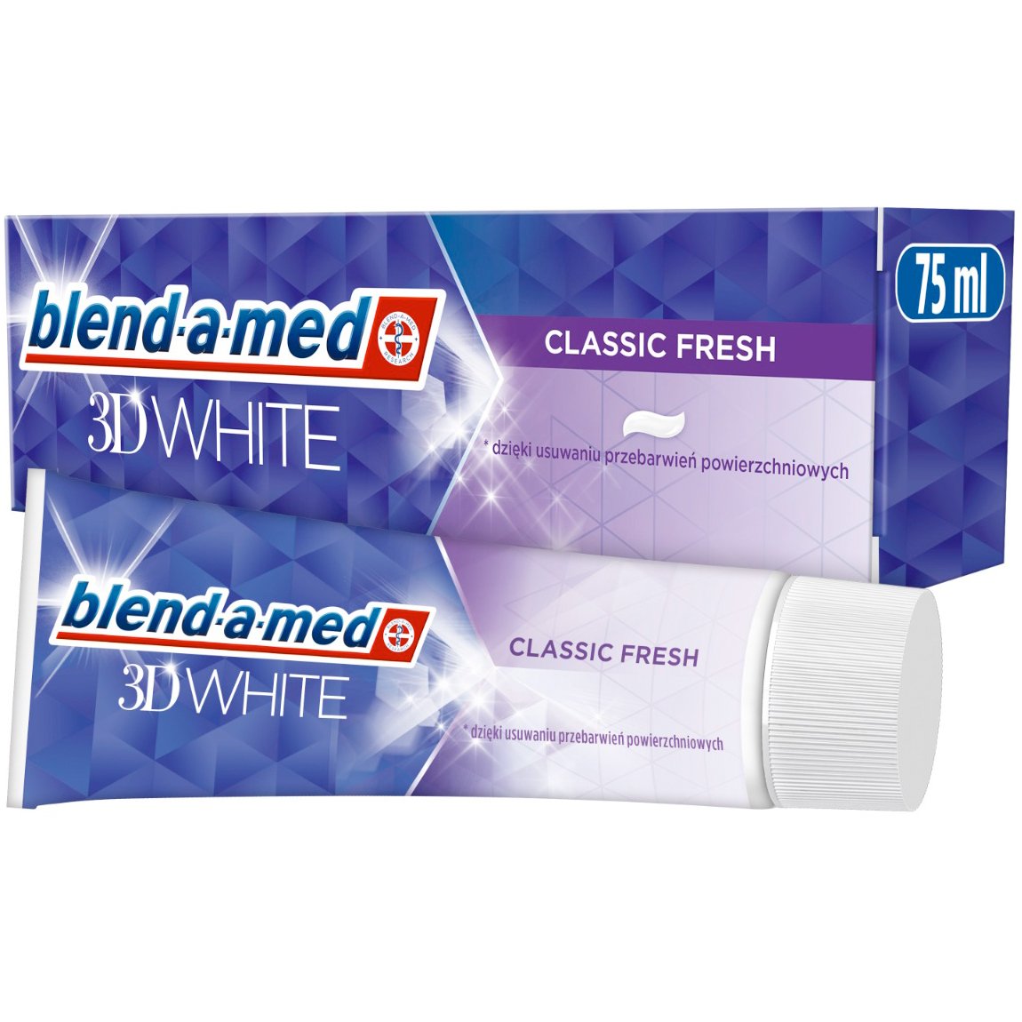 3D White Tannkrem BLEND-A-MED Classic Fresh 75 ml.