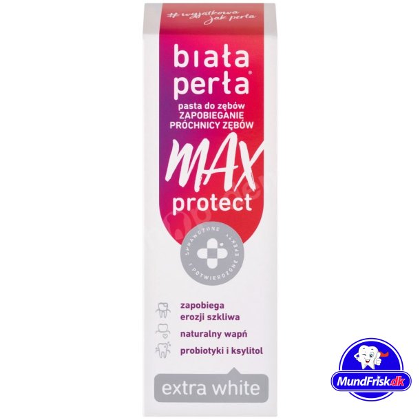 Tandblegning Tandpasta BIALA PERLA Max Project Xylitol Extra White 75 ml.