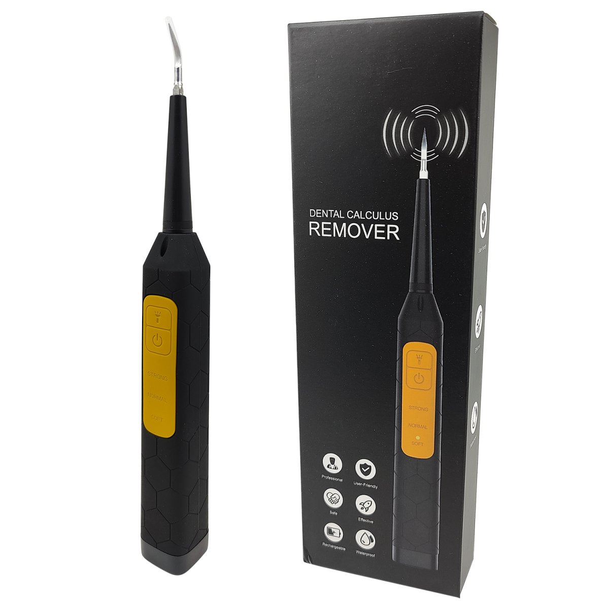 Elektrisk Tandrenser Til Plak Og Tandsten Sort