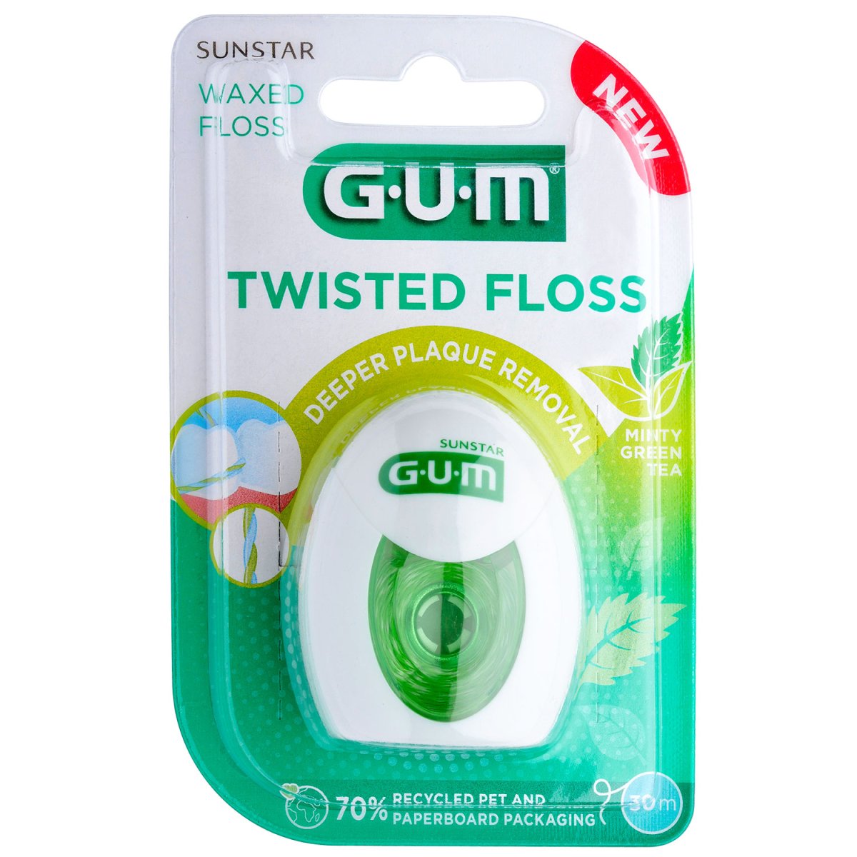GUM Tandtråd Twisted Floss