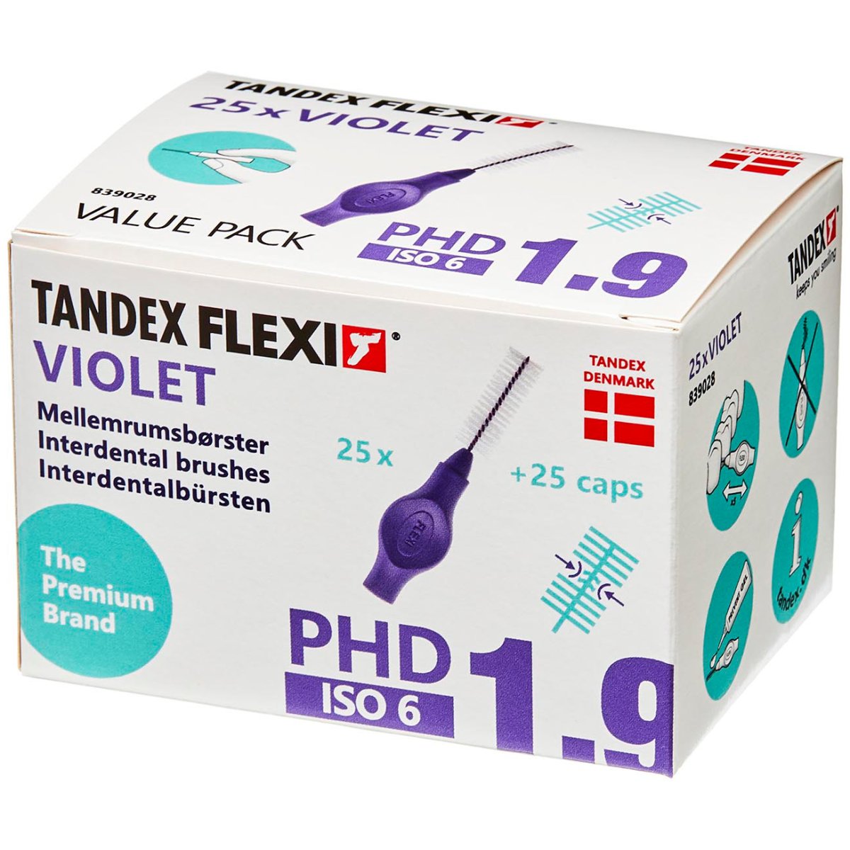 Flexi Mellemrumsbørster fra Tandex ⇒ Køb på Mundfrisk.dk