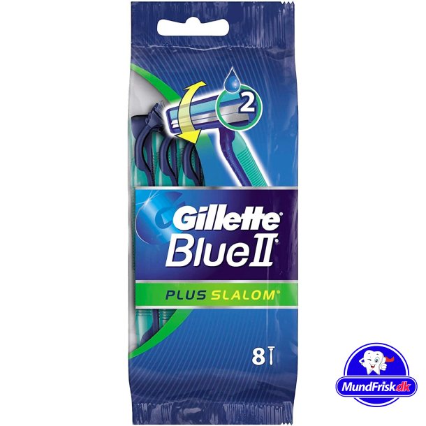 Gillette Engangsskrabere Blue II Plus Slalom 8 stk.