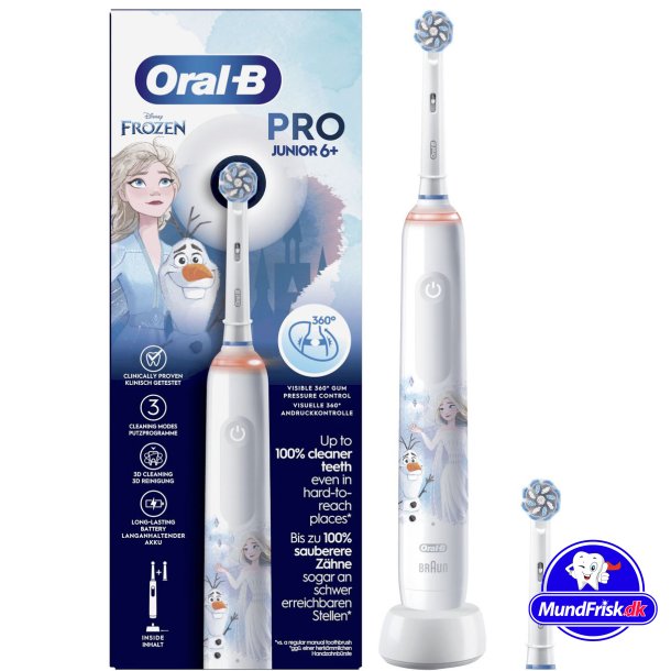 Oral-B Disney Frozen Finn en billig elektrisk tannbørste på Mundfrisk.dk