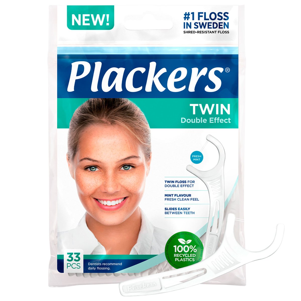 Plackers Sensitive Flossers ⇒ Billigst på Mundfrisk.dk