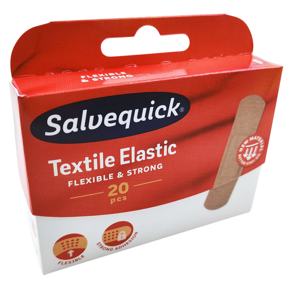 Salvequick Textile Elastic Hæfteplaster