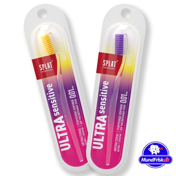 Splat Ultra Sensitive tannbørste - Splat tannbørster - MunnFrisk.no
