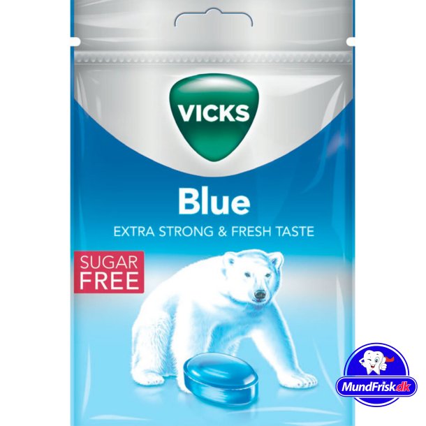 Vicks Halspastiller Blue 72 gr. - Vicks Halspastiller - MundFrisk.dk